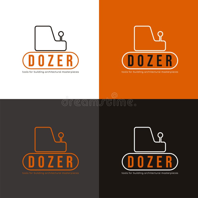 Dozer Logo Stock Illustrations – 373 Dozer Logo Stock Illustrations ...