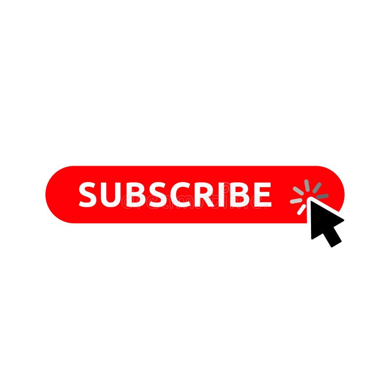 Youtube Subscribe Button Style Stock Illustrations – 112 Youtube ...
