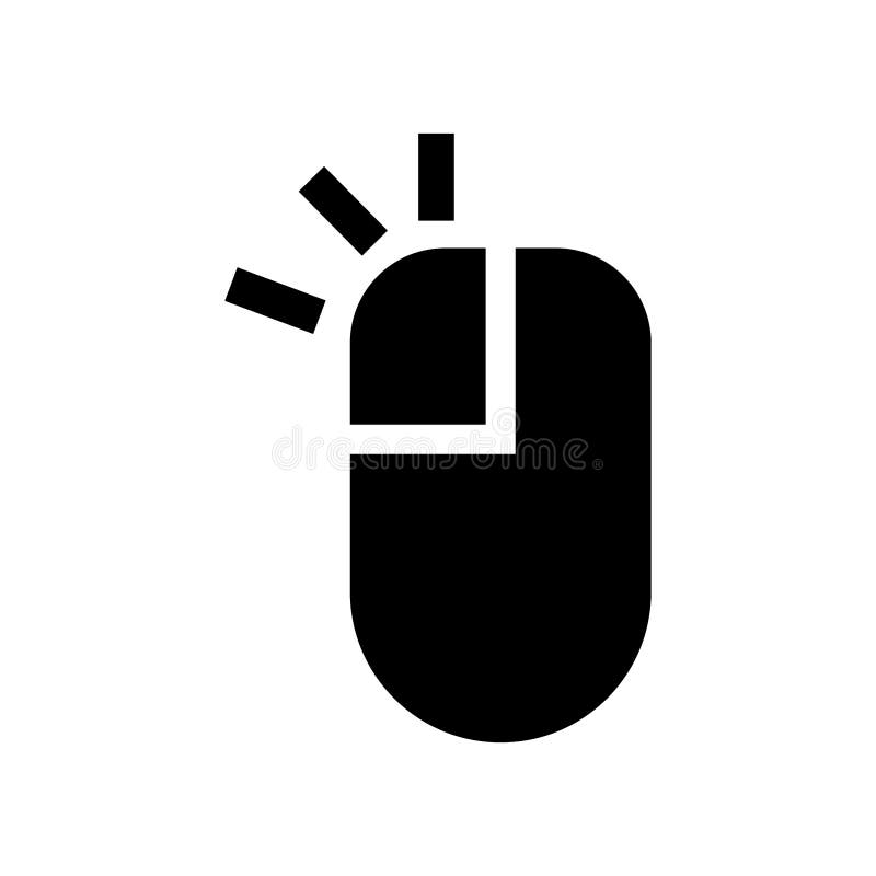 Computer Mouse Isolated Click Left Stock Illustrations – 640 Computer ...