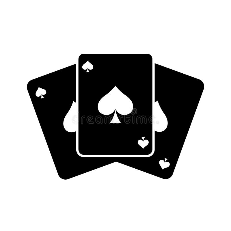Playing Cards and Symbols, Vector Illustration 4 Different Card Symbols ...