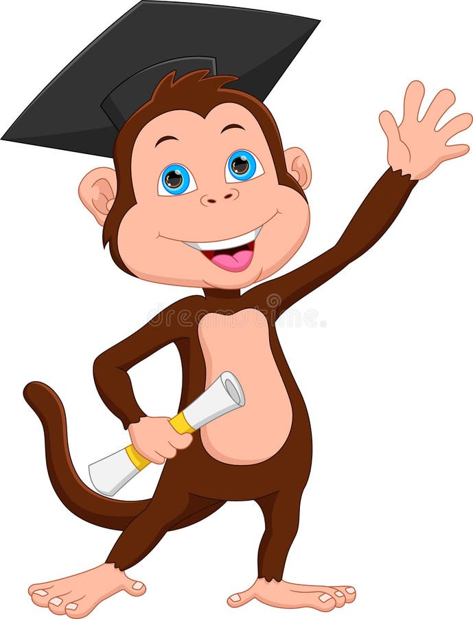 Graduate Monkey Stock Illustrations – 81 Graduate Monkey Stock ...