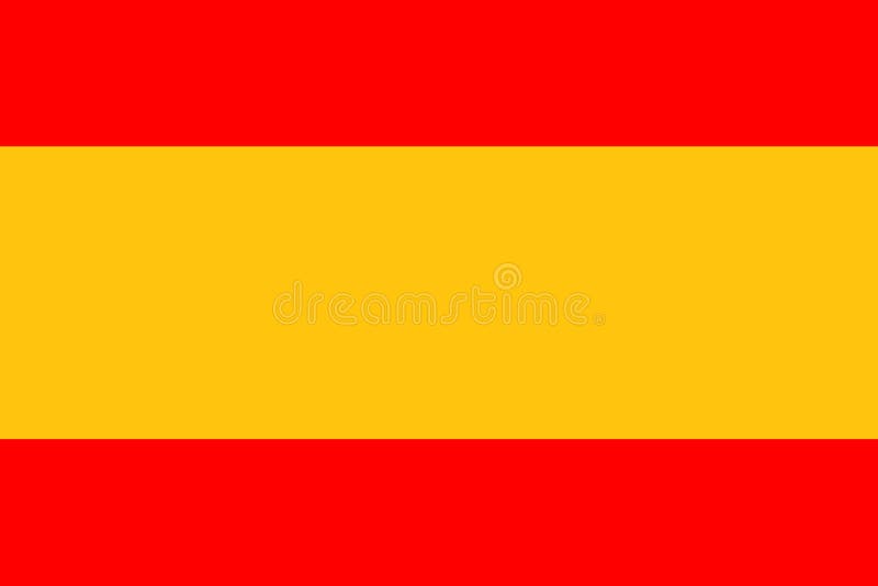 Spain. Spanish Flag, Illustration of the Spanish Flag. Image of the ...