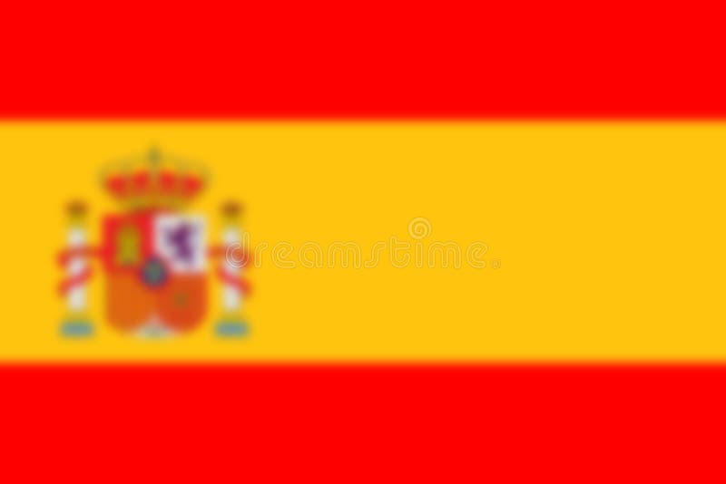 Spain. Flag of Spain. Llustration of the Flag of Spain. Horizontal ...