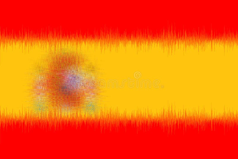Spain. Flag of Spain. Llustration of the Flag of Spain. Horizontal ...