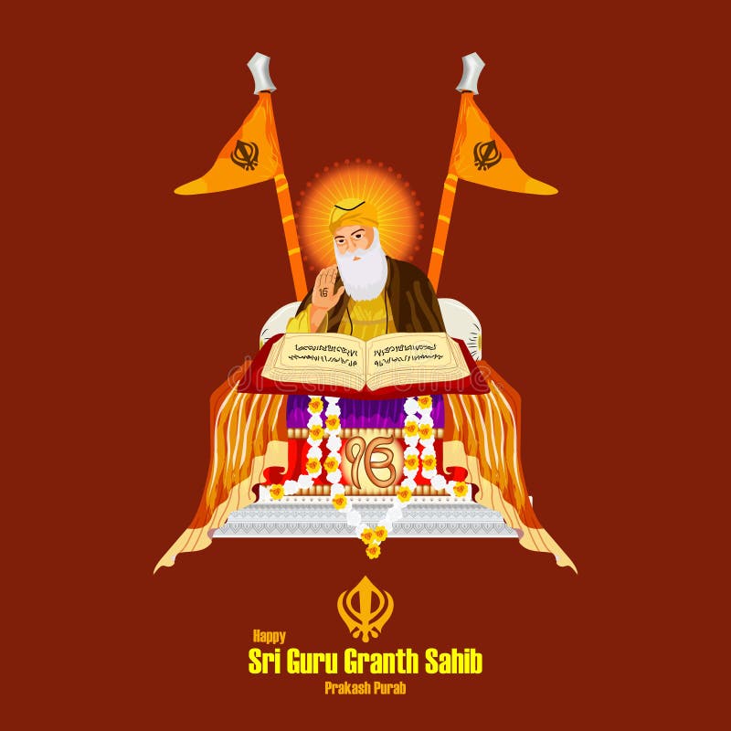 Guru Purab and Guru Prakash of Guru Nanak Dev Ji, Greeting Card, Stock ...