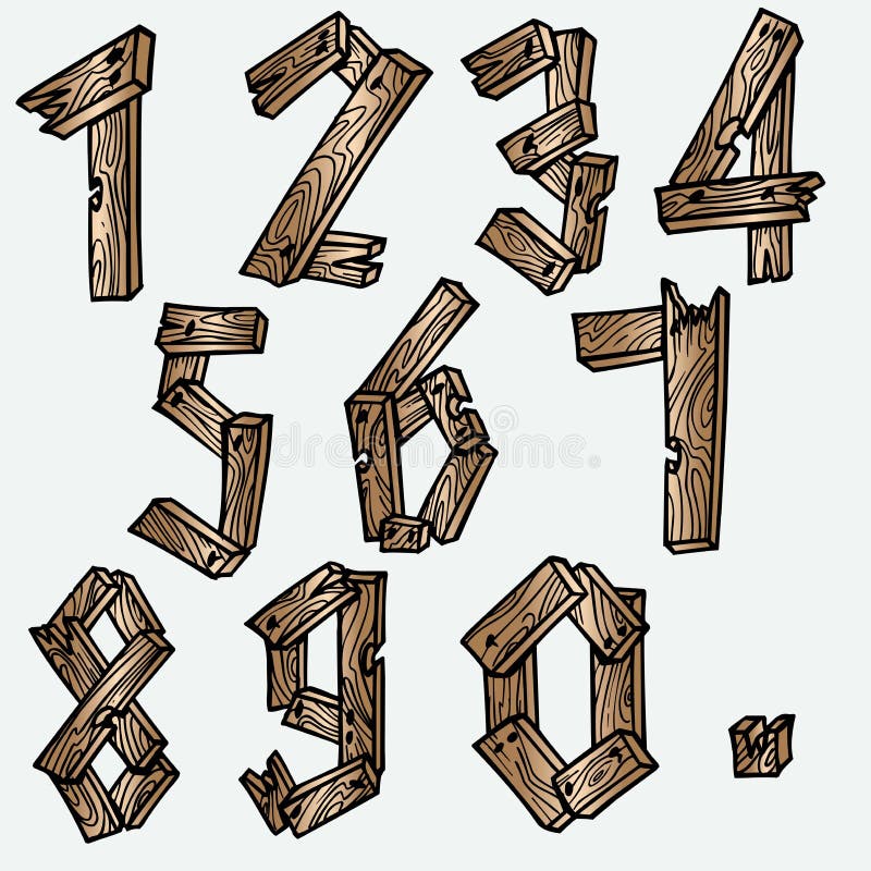 Wood Tree Texture Letters Alphabets Font Initials Abc English Creative ...