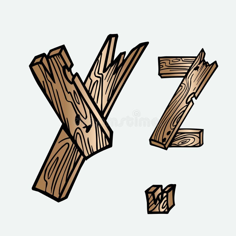 Wood Tree Texture Letters Alphabets Font Initials Abc English Creative ...