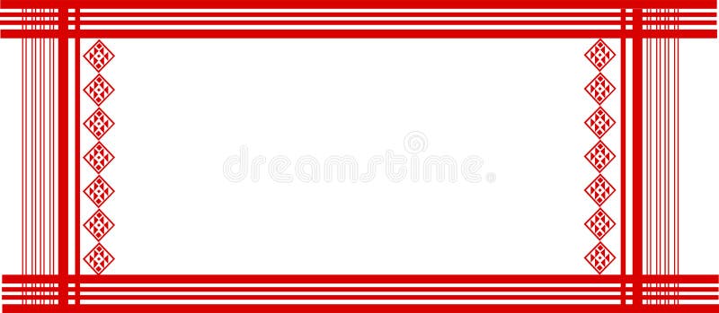 Assamese Gamosa ( Gamusa , Gamocha ) Stock Illustration - Illustration ...