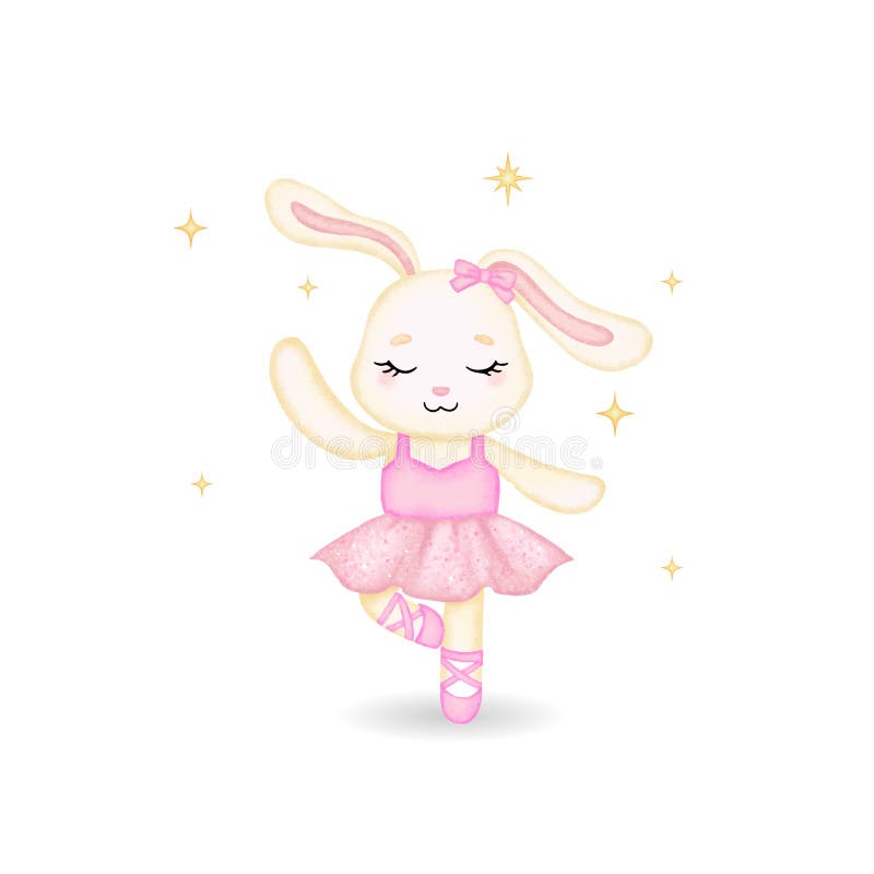 Ballerina Bunny Stock Illustrations – 332 Ballerina Bunny Stock ...