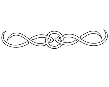 Celtic Line Divider Stock Illustrations – 204 Celtic Line Divider Stock ...
