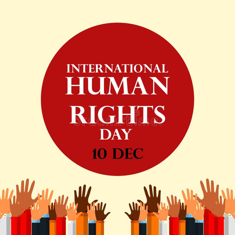 International Human Rights Day Greeting Card Stock Vector ...