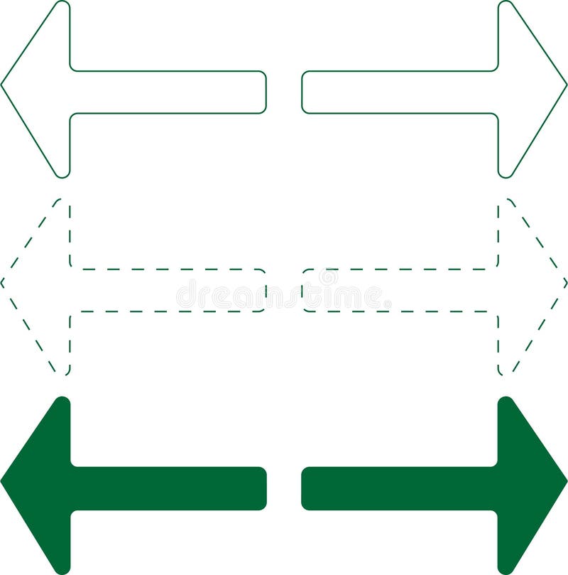 Arrows,direction of Arrows, Arrows Indicate the Direction of Movement ...