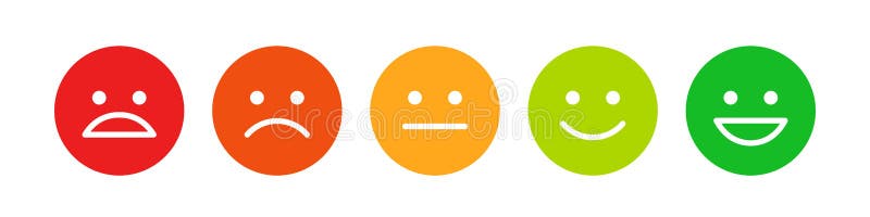 Smiley Face Likert Scale Stock Illustrations – 28 Smiley Face Likert ...