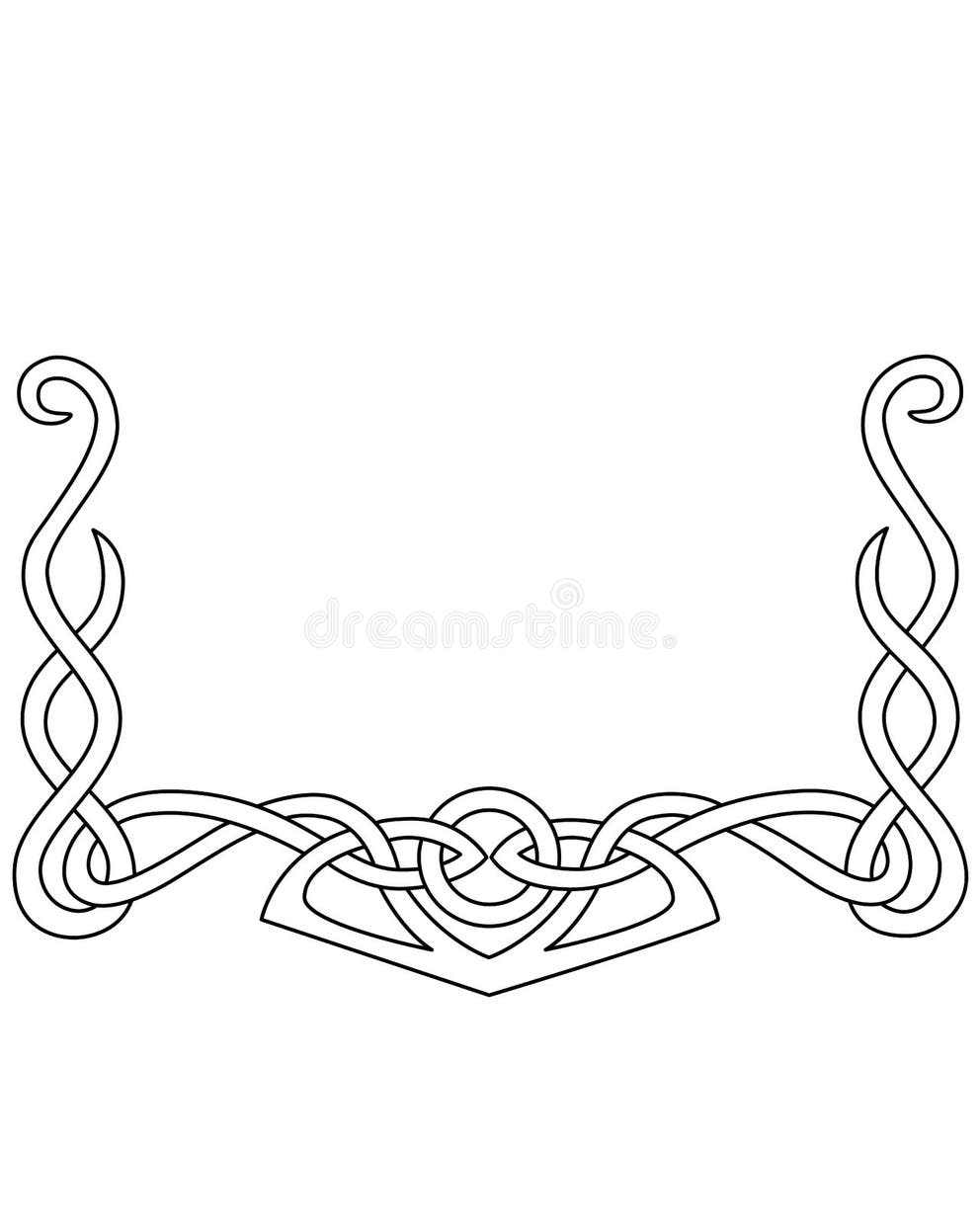 Celtic Line Divider Stock Illustrations – 59 Celtic Line Divider Stock ...