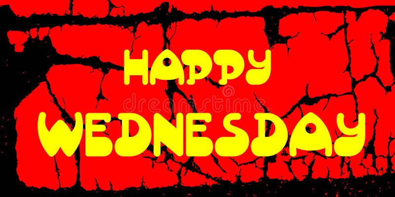 Happy Wednesday Vector Illustration Stock Vector - Illustration of ...