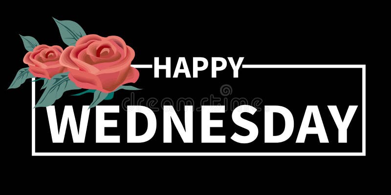 Happy Wednesday Vector Illustration Stock Vector - Illustration of ...