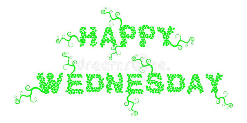 Happy Wednesday Vector Illustration Stock Vector - Illustration of ...