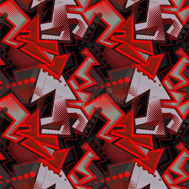 Abstract Urban Pattern with Curved Geometry Elements, Lines and Chaotic ...