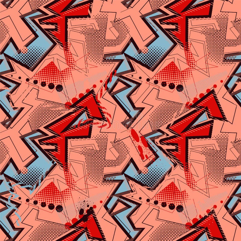 Abstract Urban Pattern with Curved Geometry Elements, Lines and Chaotic ...