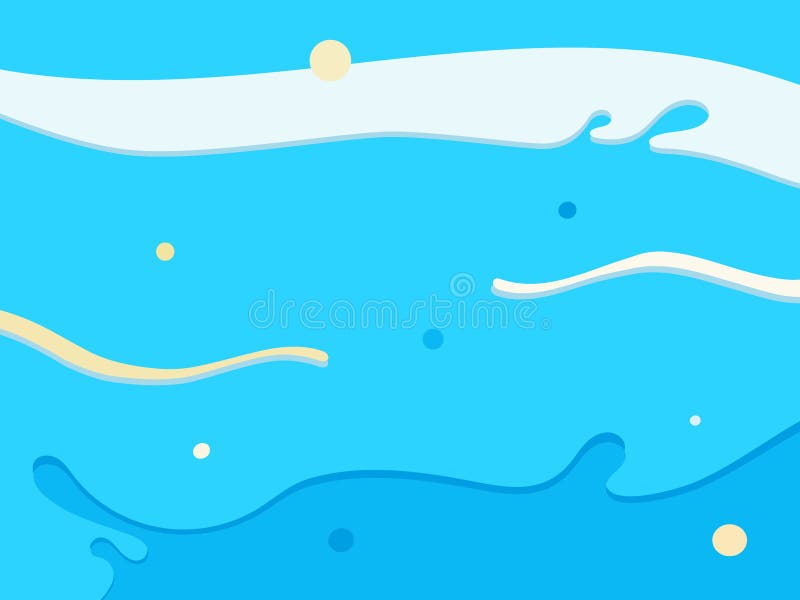 Abstract Splashes of Liquid and Milkshake, Summer Illustration with ...