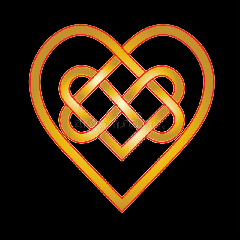 Symbol of Eternity, Everlasting Love, Infinity Heart Knot, Celtic Heart ...