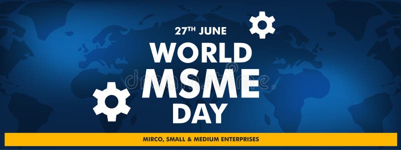 World MSME Day Banner Design, Micro Small , Medium Enterprises Stock ...