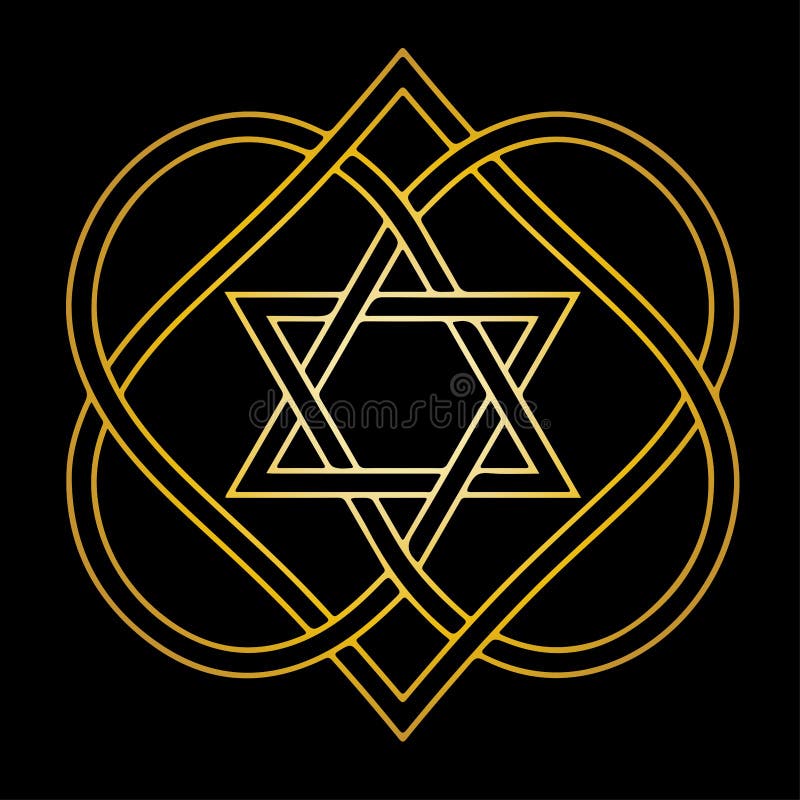 Celtic Knot Star Of David