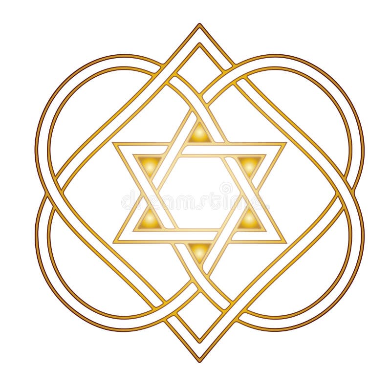 Celtic Knot Star Of David