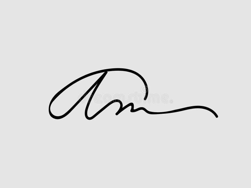 M Signature Stock Illustrations – 1,009 M Signature Stock Illustrations ...