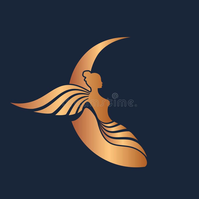 Winged Woman Logo Stock Illustrations – 200 Winged Woman Logo Stock ...