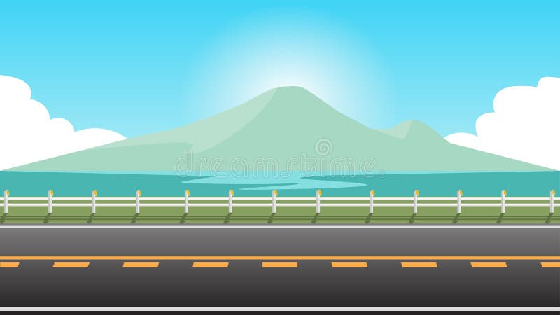 Animated Road Side View