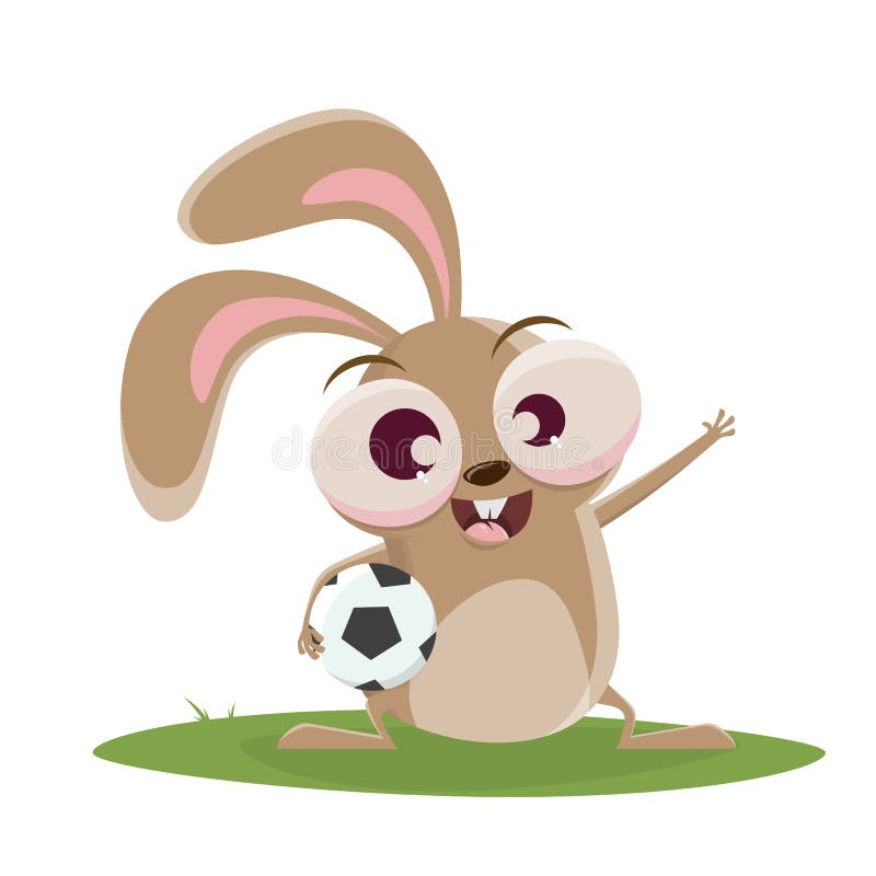 Football Rabbit Stock Illustrations – 844 Football Rabbit Stock ...