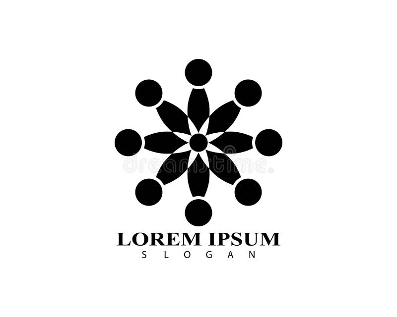 Circle Brand Identity Logo Design Idea. Vector Illustrator Stock ...