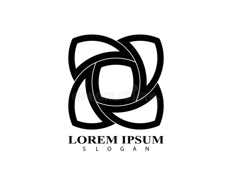 Circle Brand Identity Logo Design Idea. Vector Illustrator Stock Vector ...