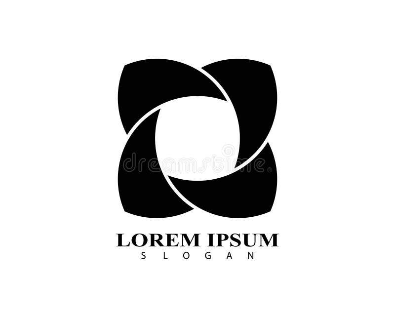 Circle Brand Identity Logo Design Idea. Vector Illustrator Stock Vector ...