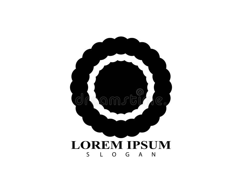 Circle Brand Identity Logo Design Idea. Vector Illustrator Stock Vector ...