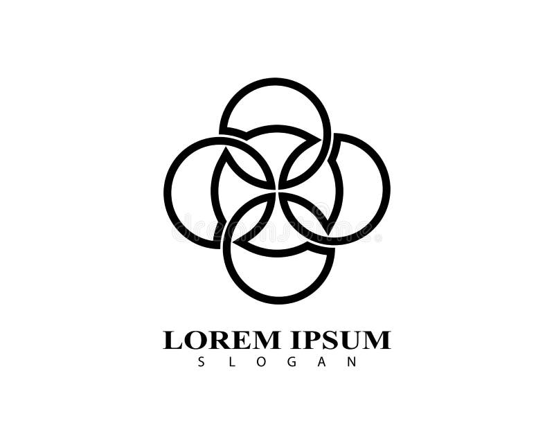 Circle Brand Identity Logo Design Idea. Vector Illustrator Stock Vector ...