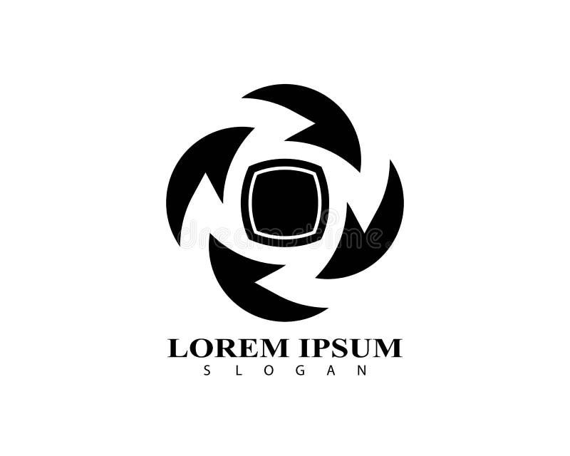 Circle Brand Identity Logo Design Idea. Vector Illustrator Stock Vector ...