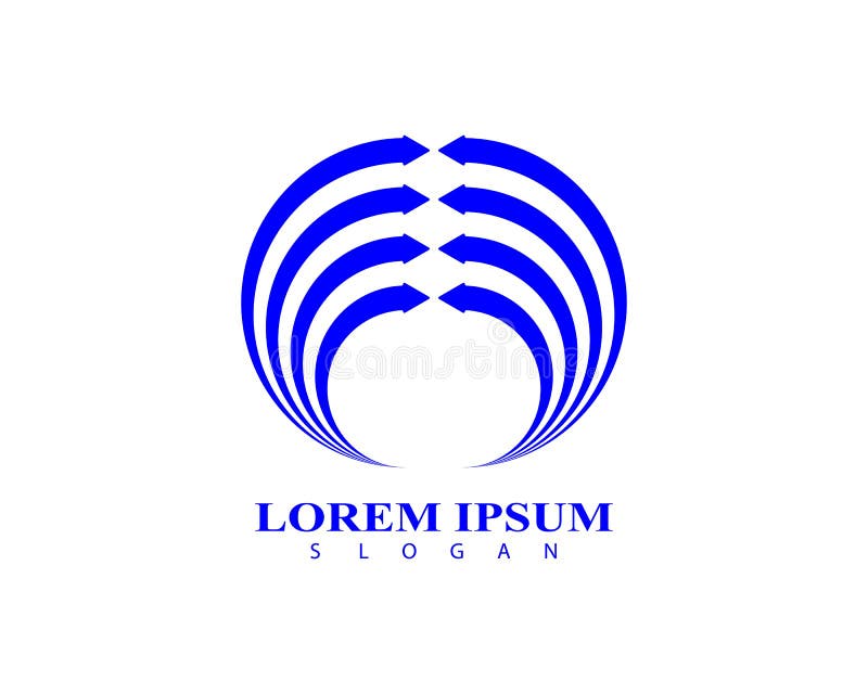 Circle Brand Identity Logo Design Idea Stock Illustration ...