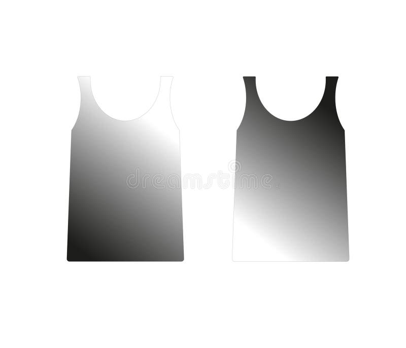 Two T-shirts stock vector. Illustration of black, round - 252488578