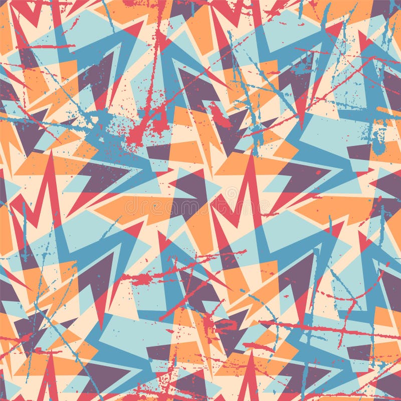 Seamless Abstract Urban Pattern with Curved Geometry ElementsSeamless ...