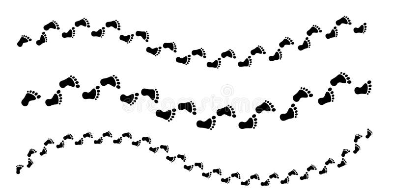 Yeti Footprint Clipart Black