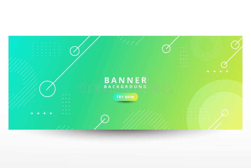 Background Banners. Full of Colors, Bright Green Gradations Stock ...