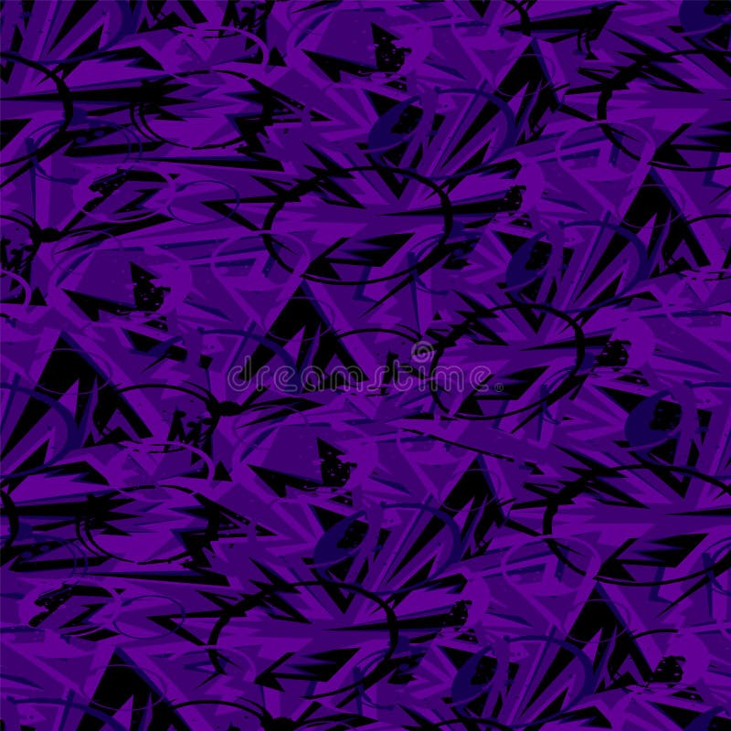 Seamless Abstract Urban Pattern with Curved Geometry Elemets and Grunge ...