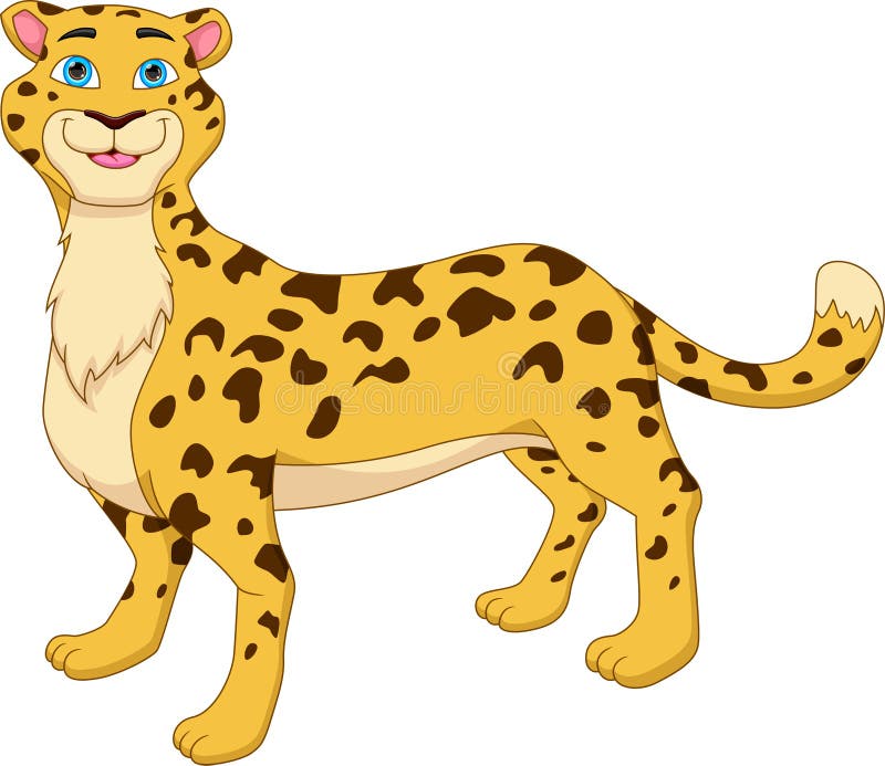 Cheetah Running Fast Vector Cartoon Stock Illustrations – 120 Cheetah ...