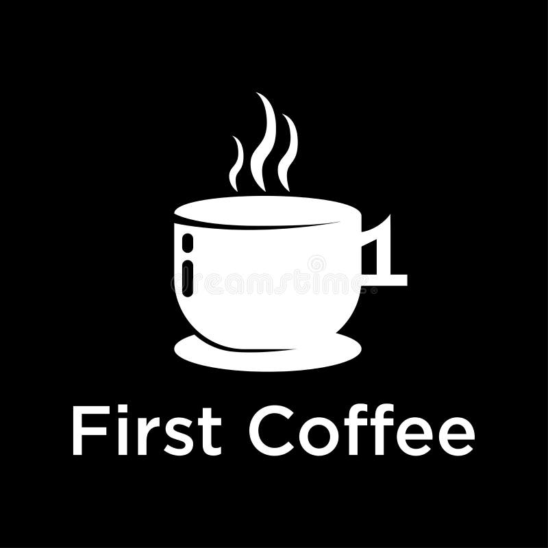 First Coffee Black Stock Illustrations – 745 First Coffee Black Stock ...