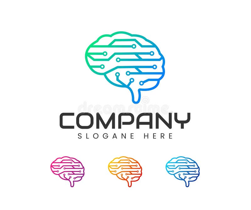 Brain Technology Smart Logo Icon Design Template. Modern, Simple and ...
