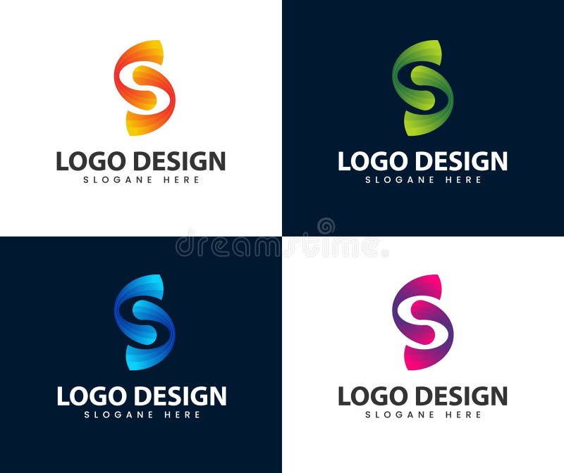 Abstract Modern Colourful S Logo Design. Unique Modern Creative Trendy ...