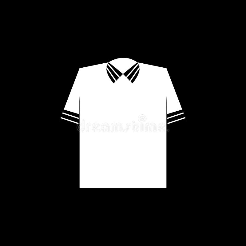 Polo Shirt Simple Icon Vector Design Stock Vector - Illustration of template, front: 254820877