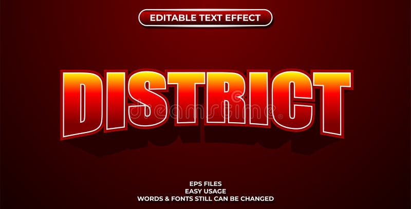 Editable Text Effect 3d Style Stock Vector - Illustration of letters ...